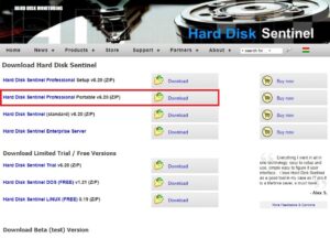 HDD, SSD 저장장치 모니터링 프로그램 하드디스크 센티넬 (Hard Disk Sentinel Download) - Vanvline
