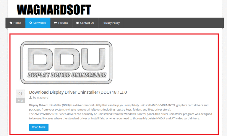 그래픽카드 드라이버 완전 제거 프로그램 DDU (Display Driver Uninstaller) - Vanvline